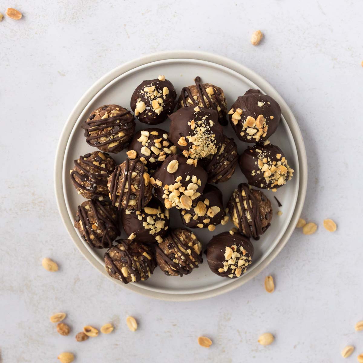 Snickers Protein Balls (no-bake, Naturally Sweetened) — Recipe | Trivet ...